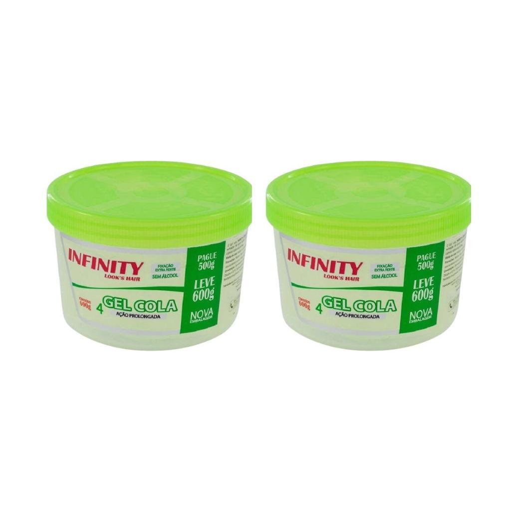 Gel Cola Infinity Looks Verde 600g - Kit Com 2un - Carrefour