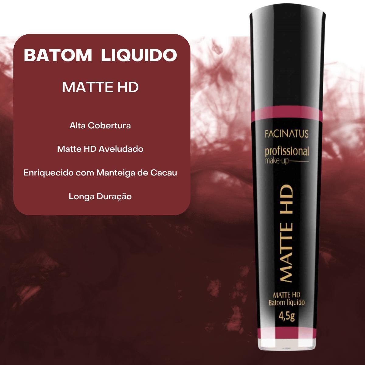 Batom Líquido Cor Jambo Matte Hd Profissional Maquiagem Make - Carrefour