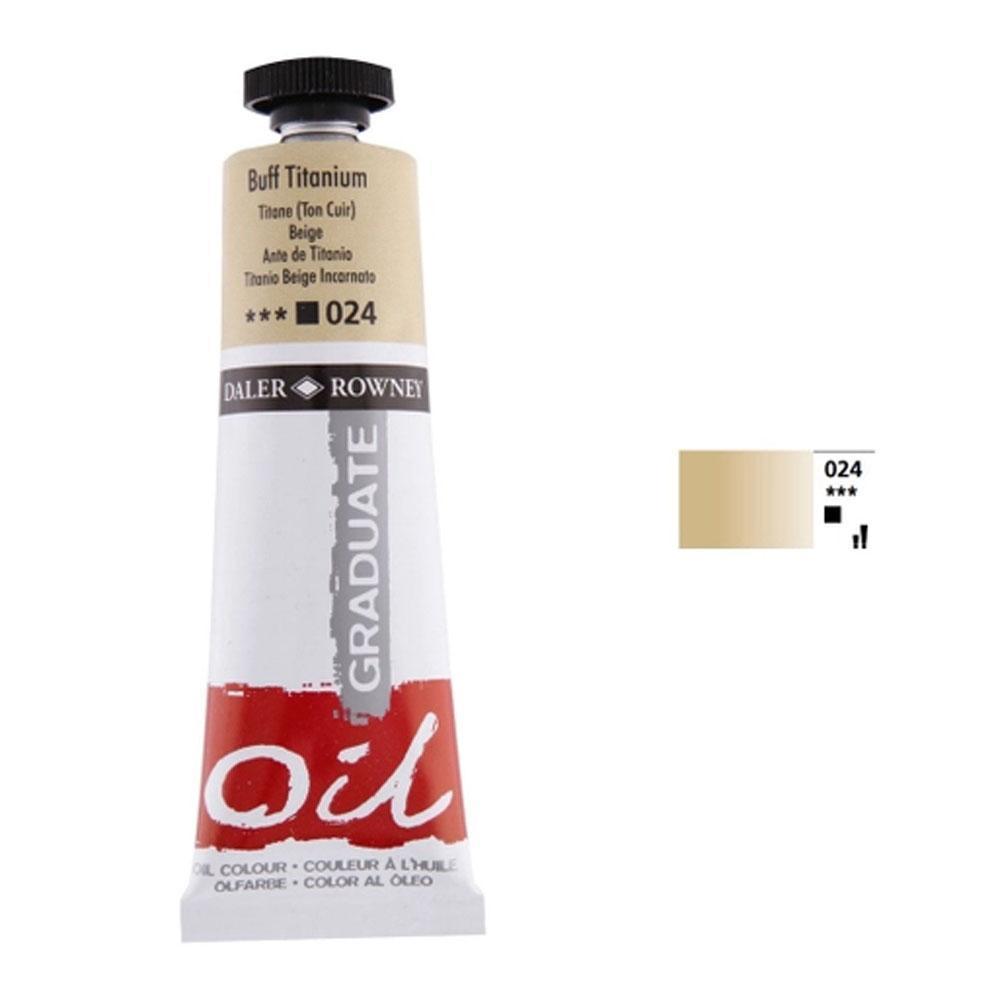 Tinta Óleo Graduate 38ml Buff Titanium 024 Daler Rowney - Carrefour