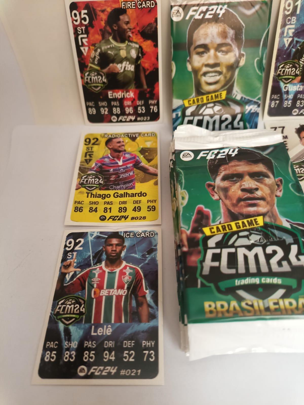 Kit Cards 2.5 Fc Fcm 24 Brasileirão 2024 Figurinhas Bater - Carrefour