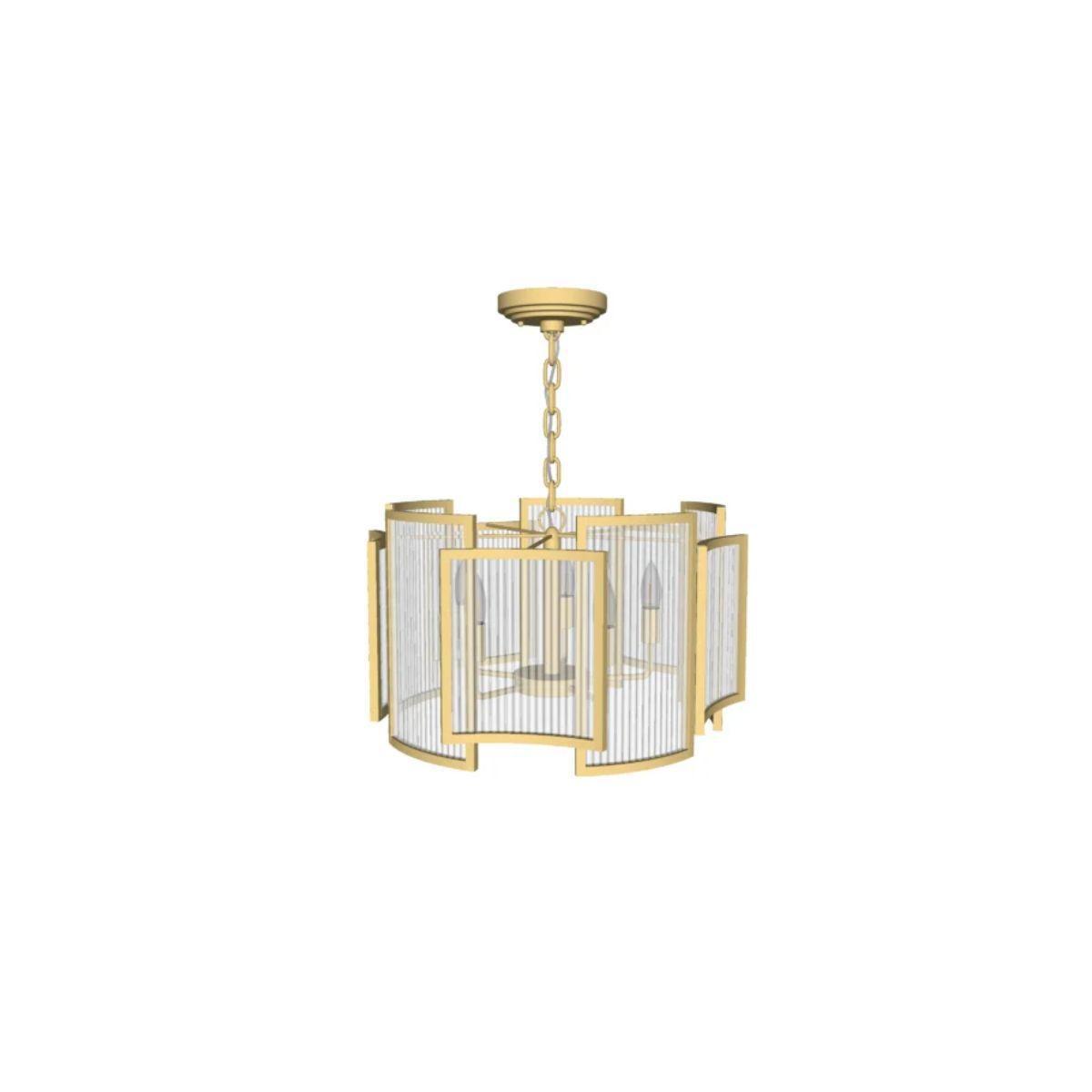 Pendente Strato Dourado E Transparente - Carrefour