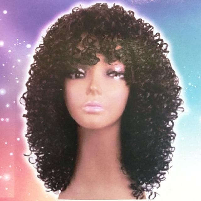 Peruca Encaracolada Black Power / Mendigo Festa Brincadeira - Carrefour