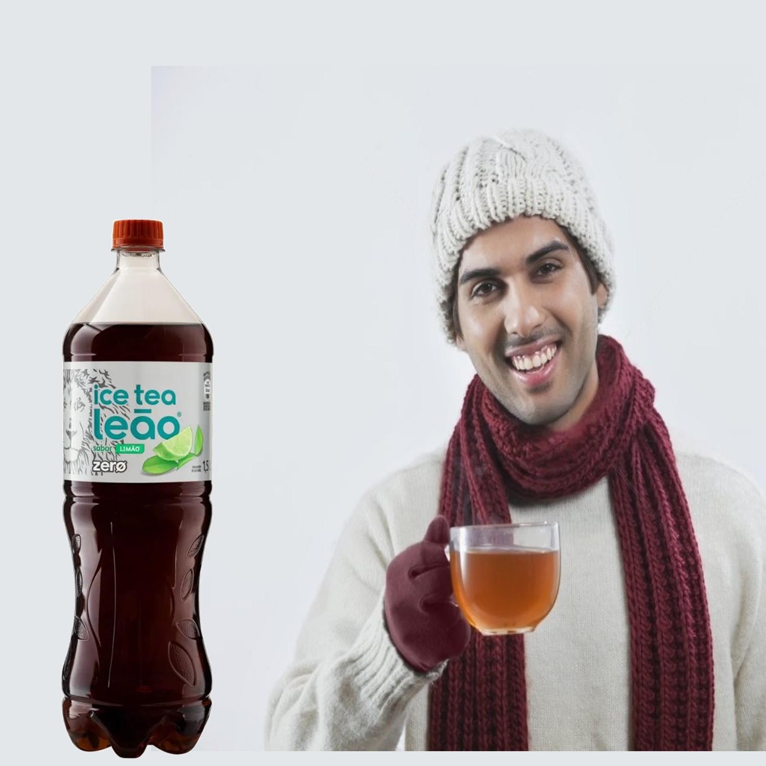 Kit Com 6und Chá Preto Ice Tea Limão Leão Zero Garrafa 1,5l - Carrefour