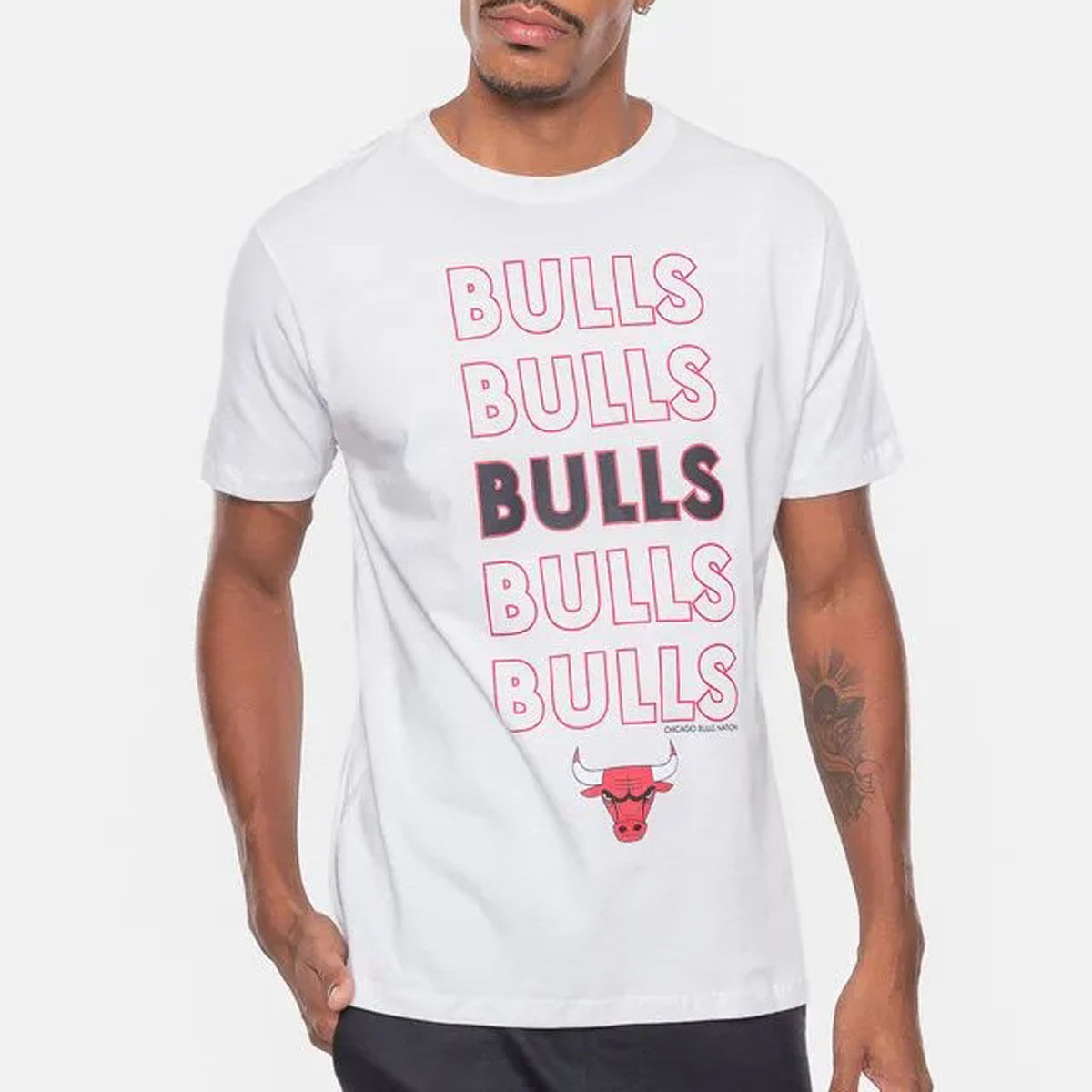 Camiseta Nba Masculina Bulls Contour Nb960 Original - Carrefour