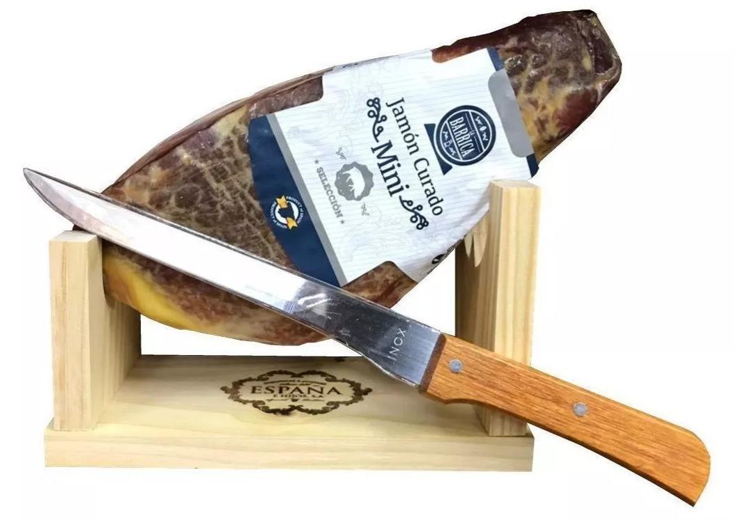 Kit Presunto Mini Jamon Curado Importado Faca Espanhol 1kg - Carrefour