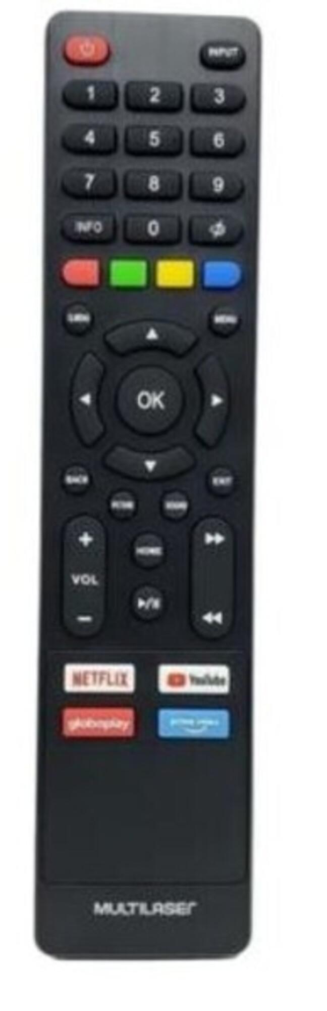 Controle Remoto Compatível Para Tv Multilaser Smart - Carrefour