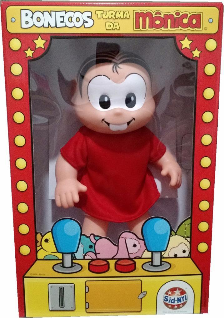 Boneca Monica Turma Da Mônica Clássicos Original Sidnyl 34cm - Carrefour