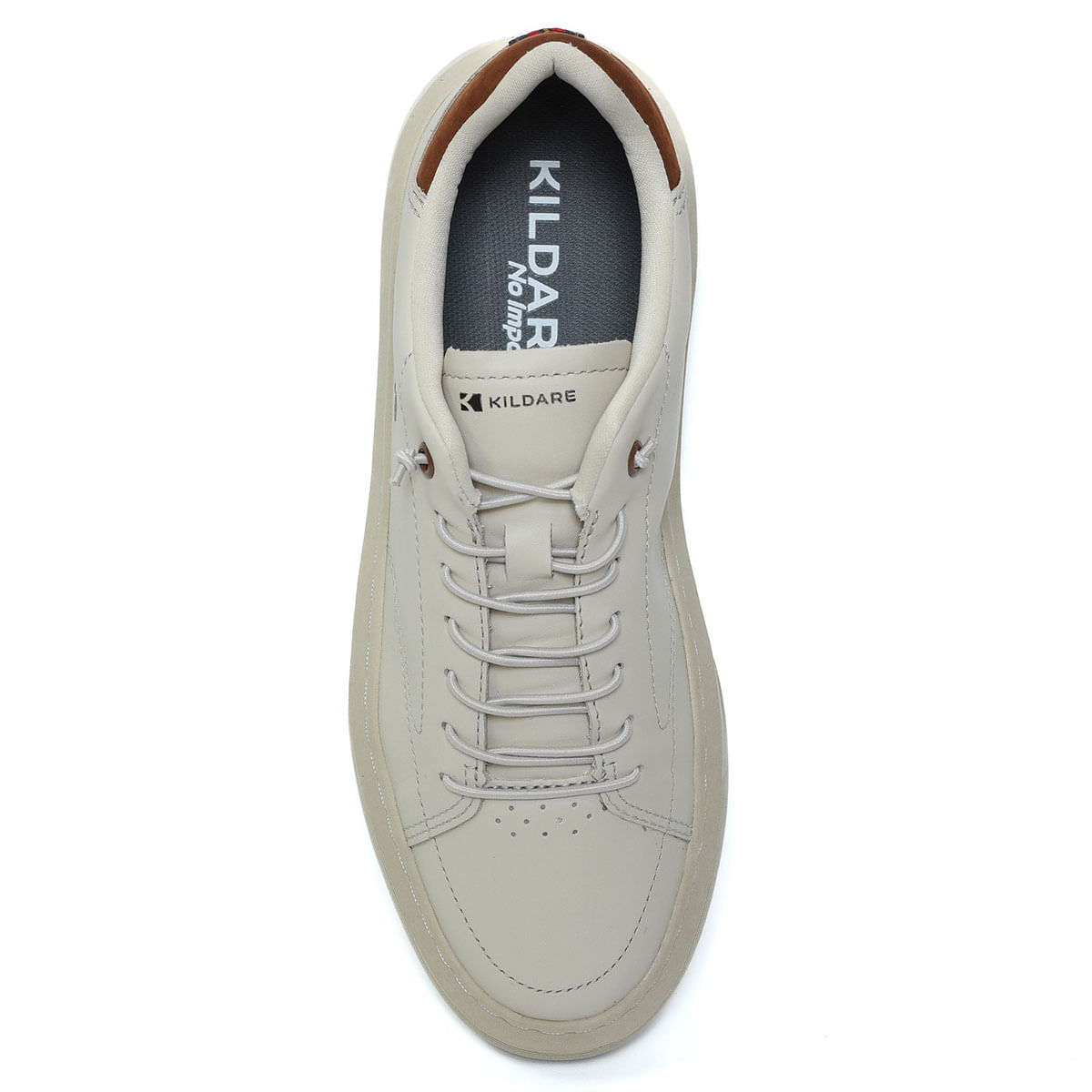 Tênis Couro Kildare Amsterdã Masculino - Creme - 42 - Carrefour