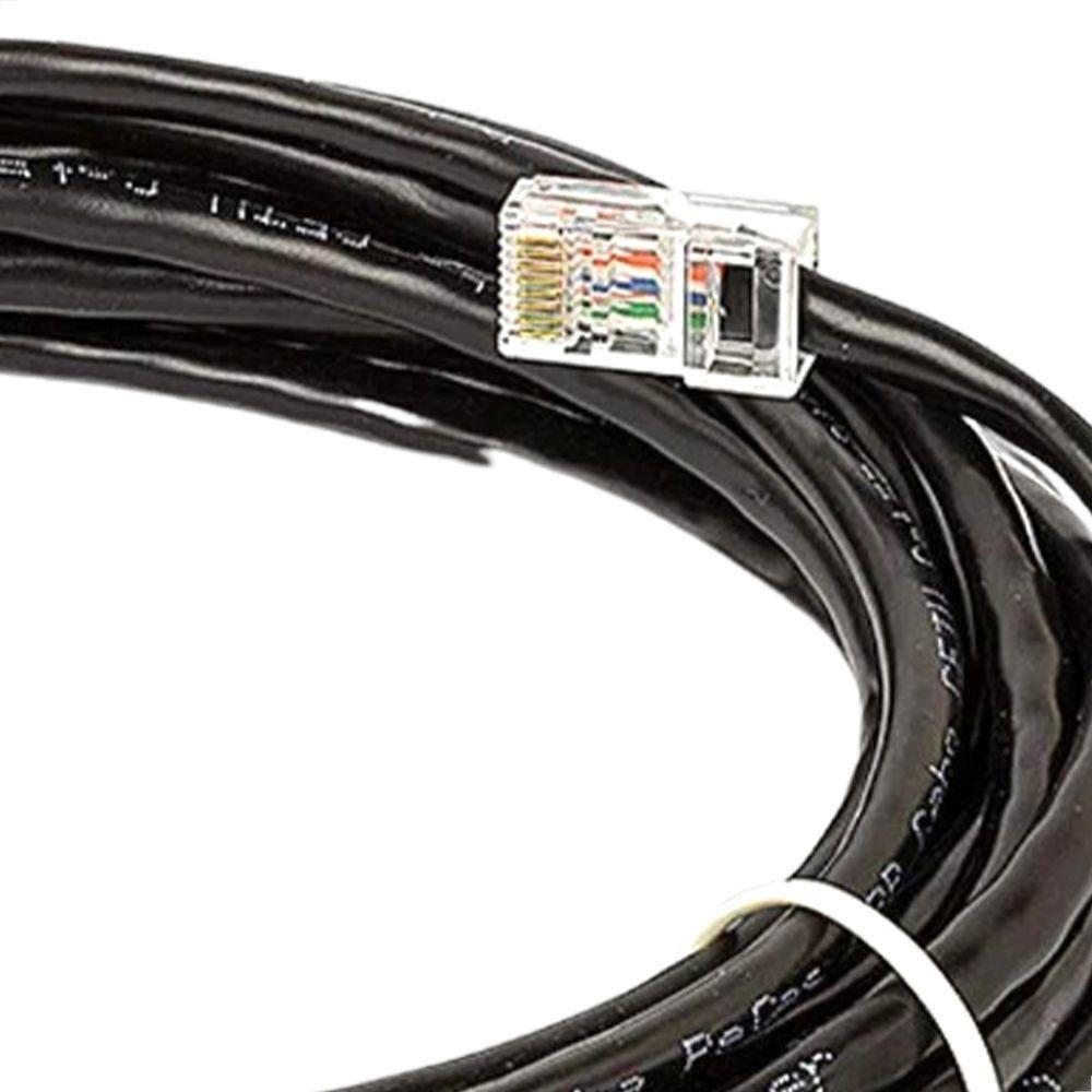 Cabo De Rede Cat5e Montado Preto - 65 Metros - Carrefour