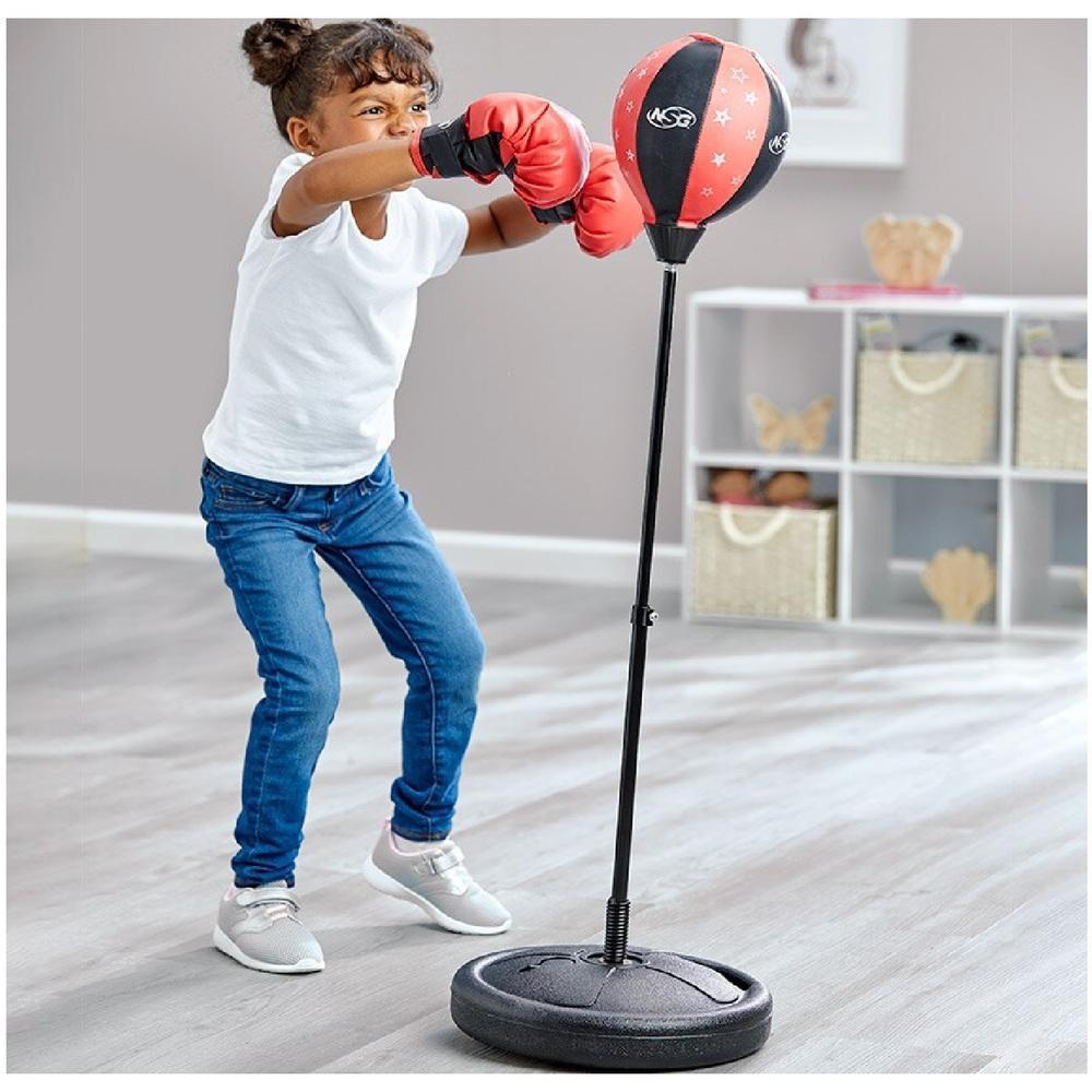 Boxe Infantil Kit Completo Pedestal Ajustavel Luva Punching - Carrefour