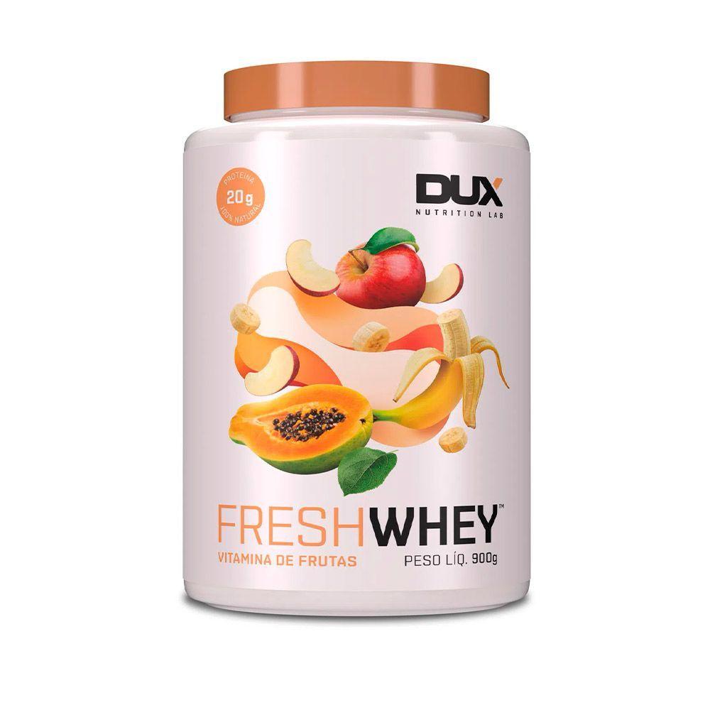 Whey Protein Fresh Whey Vitamina De Frutas Pote 900g Dux Nutrition ...