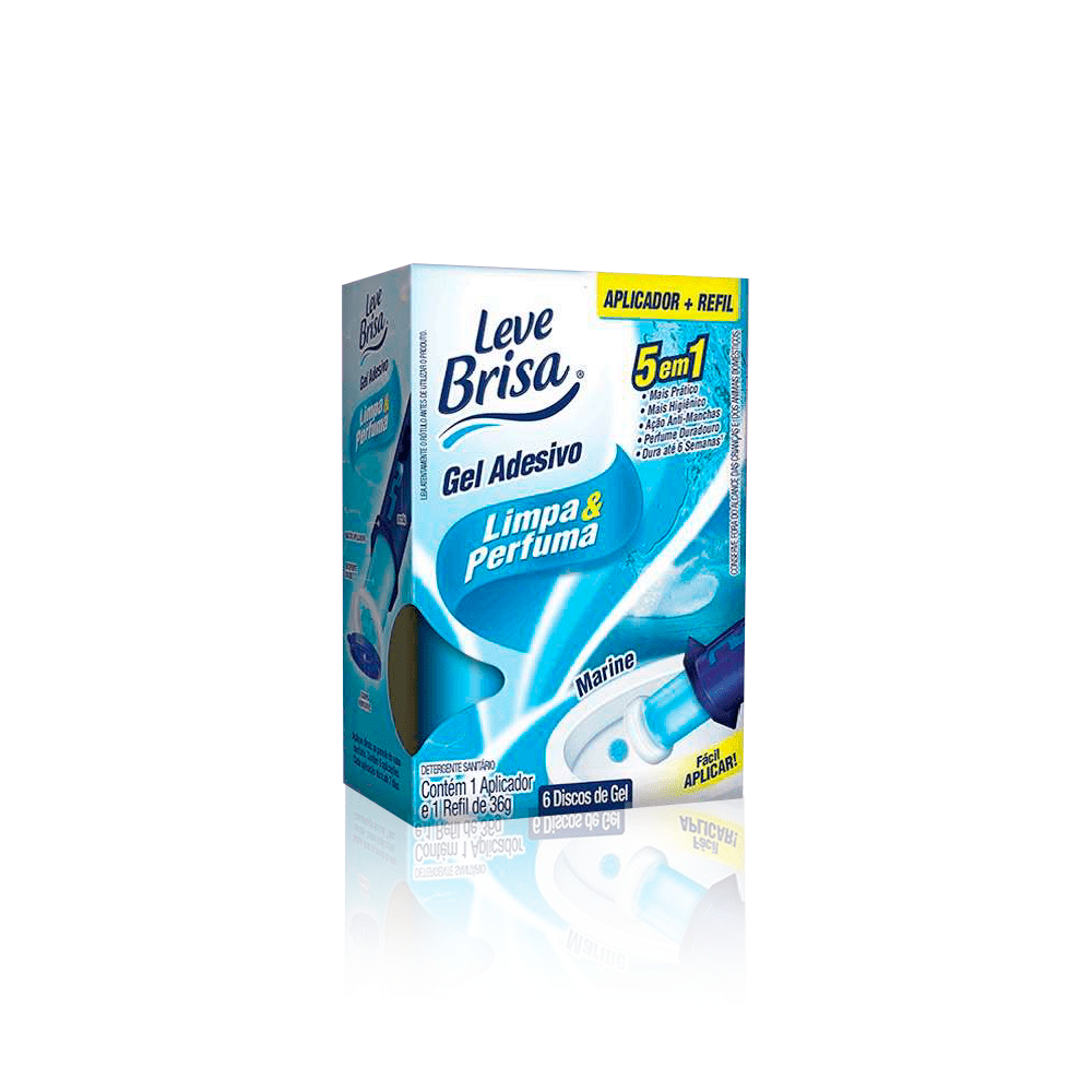 Gel Adesivo Sanitário Leve Brisa Marine Leve Brisa - Carrefour