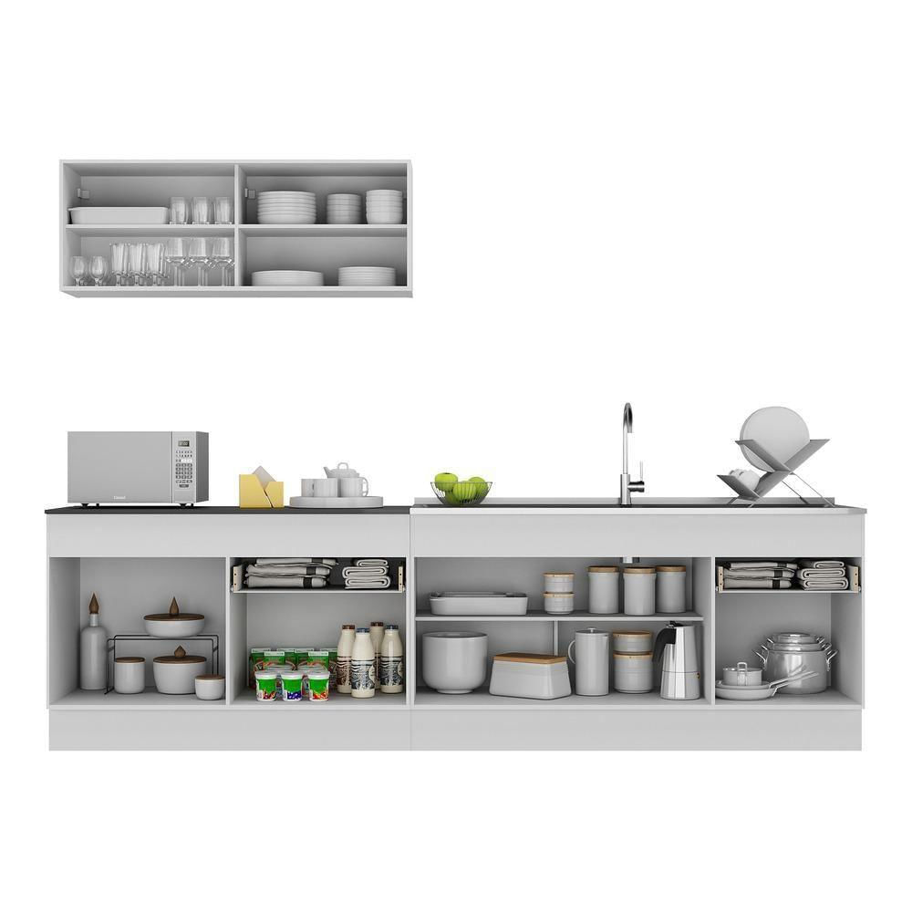 Armário De Cozinha Compacta Com Rodapé Mp2112.891 Branco - Carrefour
