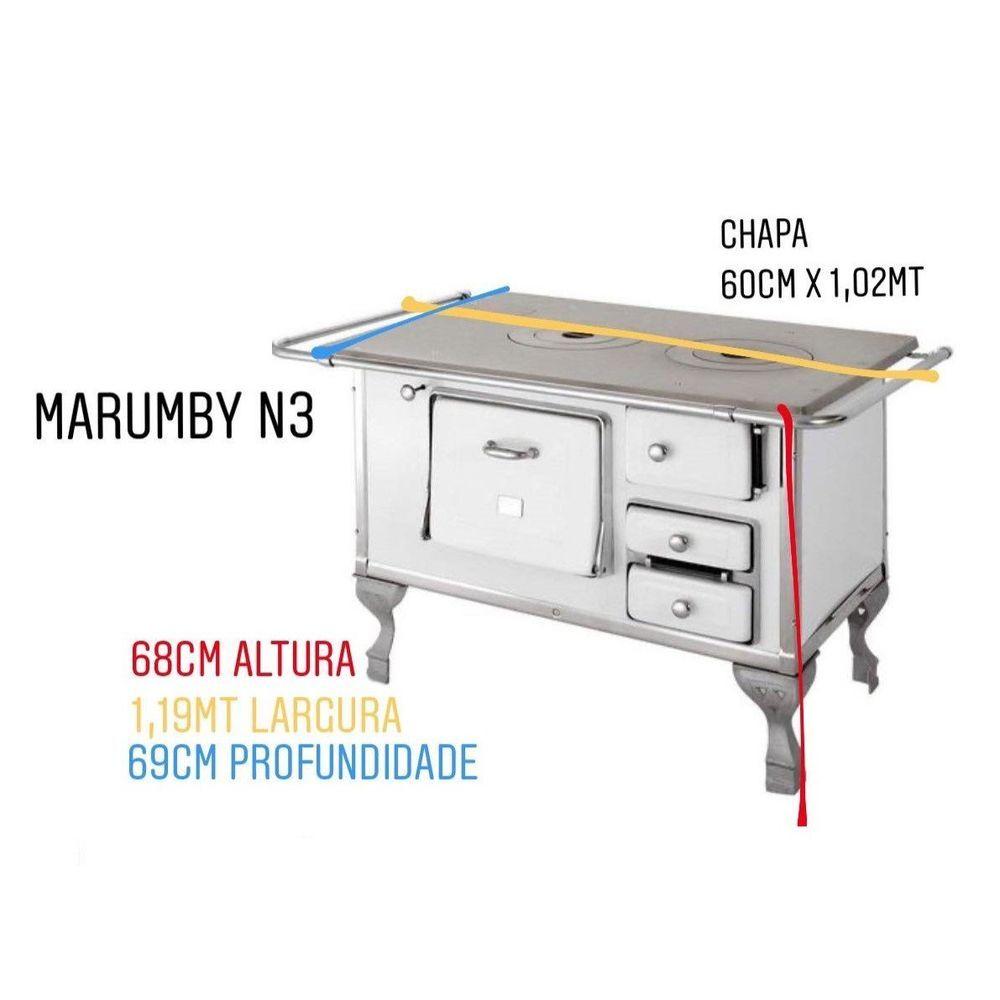 Fogão A Lenha Marumby N3 Saída Direita - Carrefour