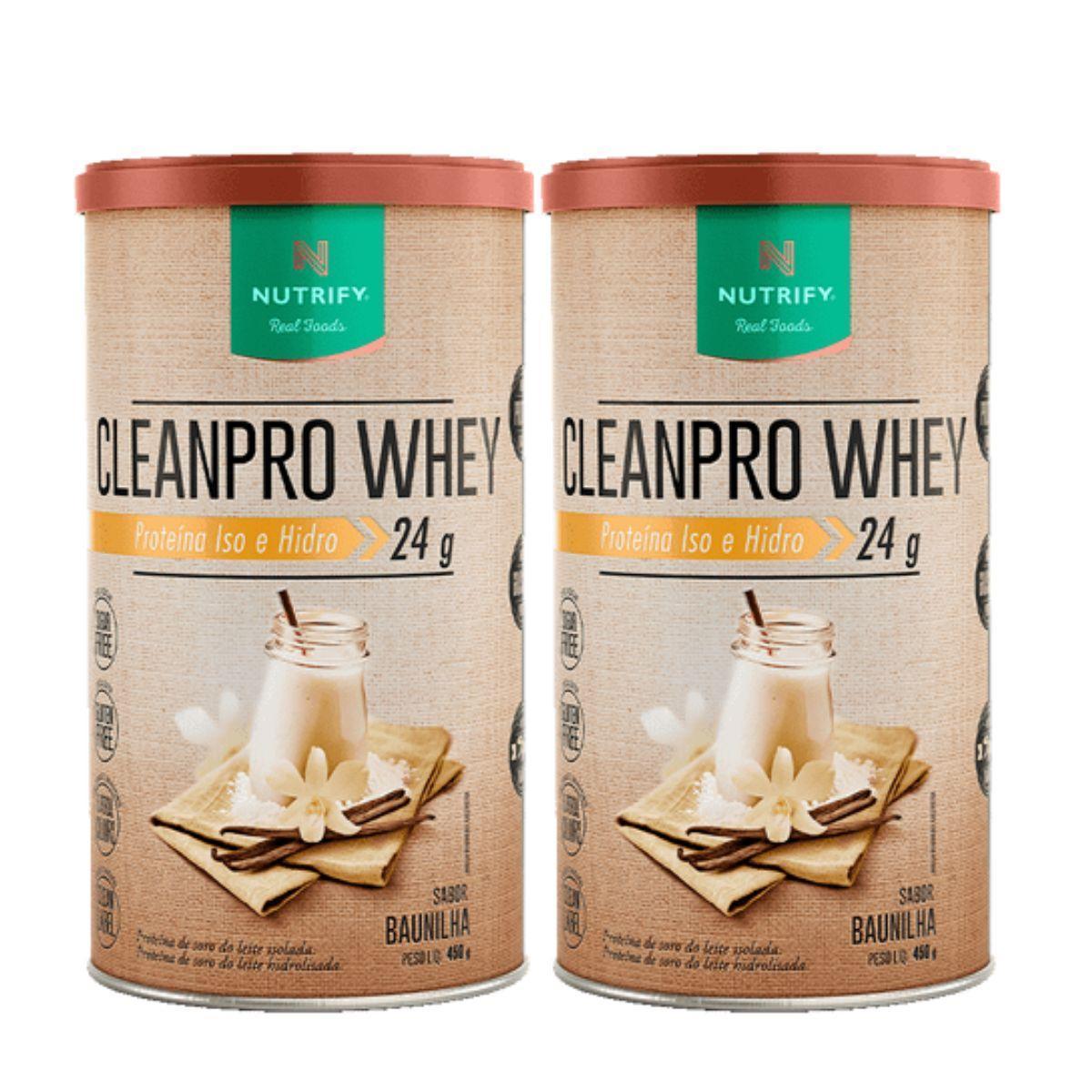 Whey Protein Isolado E Hidrolisado Cleanpro Nutrify - 900g - Carrefour