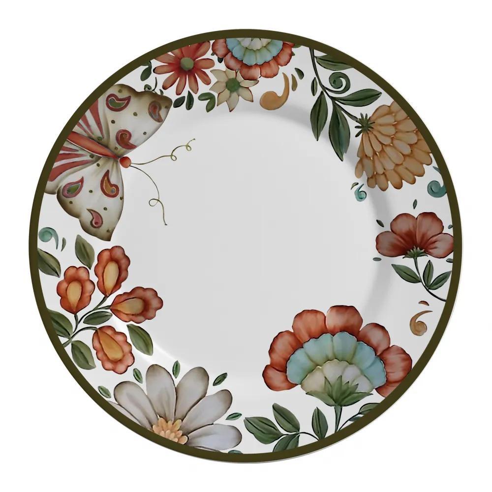 Conjunro Com 6 Pratos Raso Alleanza Verona Acetinado 1l - Carrefour