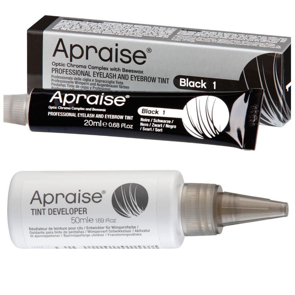 Kit Tintura Cílios/sobrancelhas Apraise Preto 1.0 + Oxidante - Carrefour