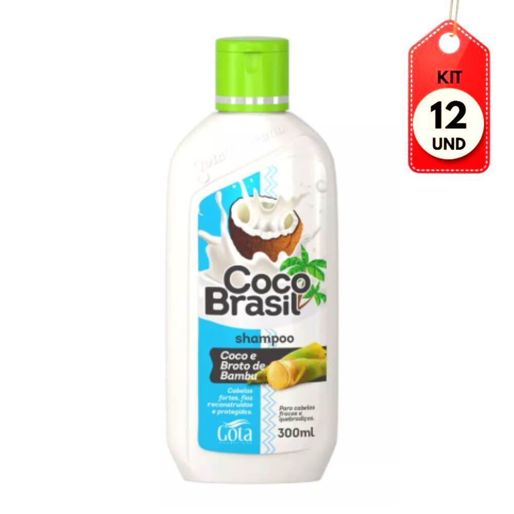 Kit C-12 Gota Dourada Shampoo Coco E Broto De Bambu 300ml - Carrefour