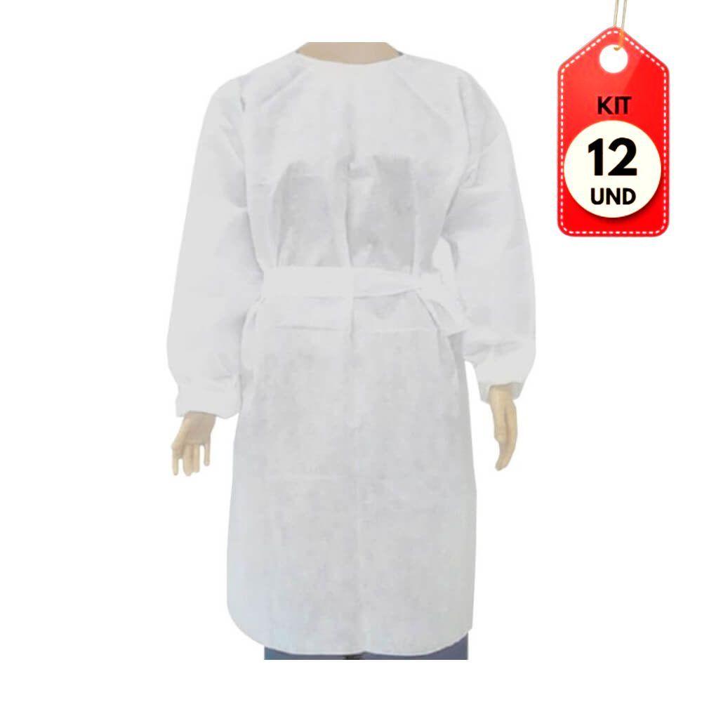 Kit C-12 Best Fabril Pp30 Avental C- Manga Longa C-10 - Carrefour