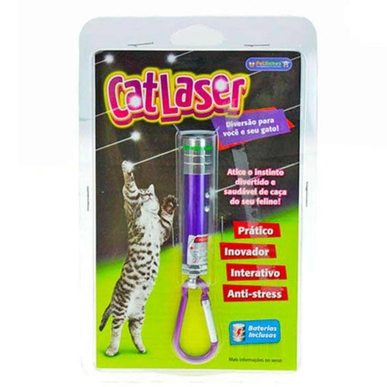 Brinquedo Lanterna Cat Laser Azul Petgames - Carrefour