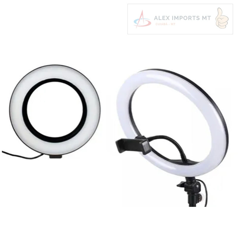 Ring Light Led 10 Polegadas 26cm Com Trípe Qualidade Boa - Carrefour
