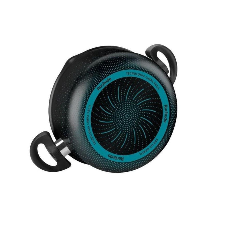 Descrição..Contém:.01 Caçarola Rochedo Smart Tampa Vidro 24cm 4,6 ...