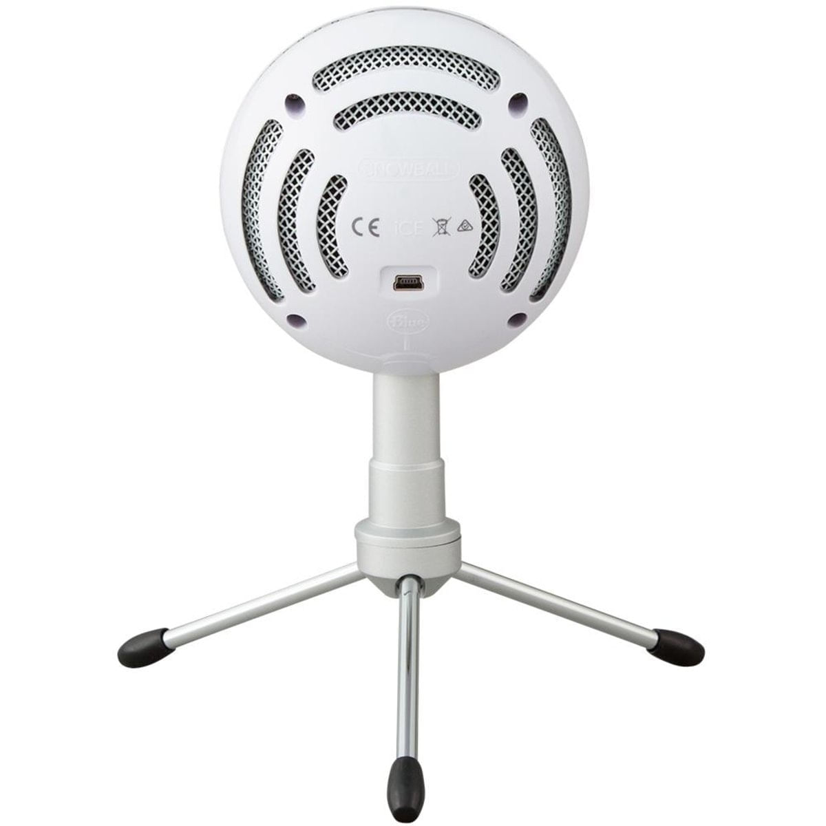 Microfone Condensador USB Blue Snowball Ice Branco - Logitech - Carrefour