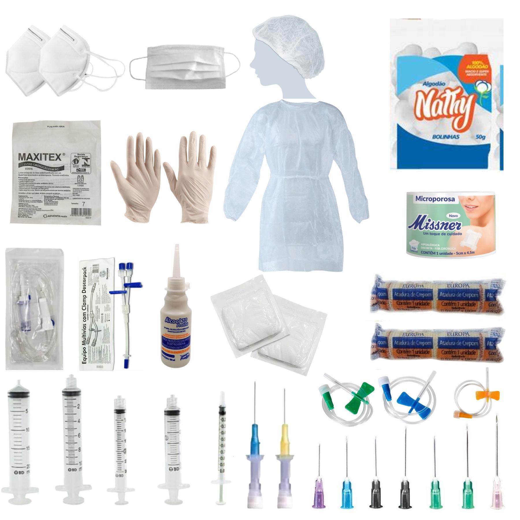 Kit Enfermagem Com 60 Itens Esteto E Esfigmo Completo Pink - Carrefour