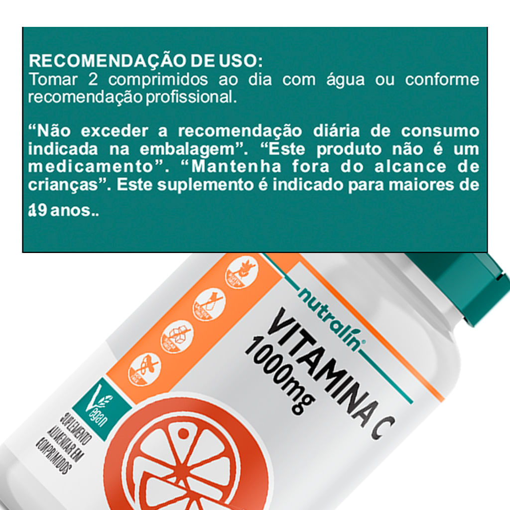 Vitamina C 1000mg Nutralín 60 Comp. - Carrefour