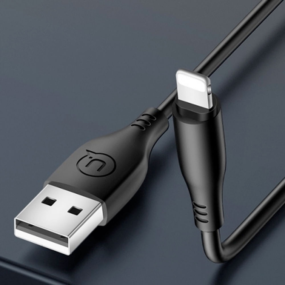 Cabo Usb Usams Usb A Pra Lightning Max. 2a 1metro Preto - Carrefour