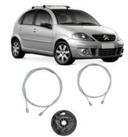 Kit Reparo Para Máquina Do Vidro Elétrico Citröen C3 4 Portas ...