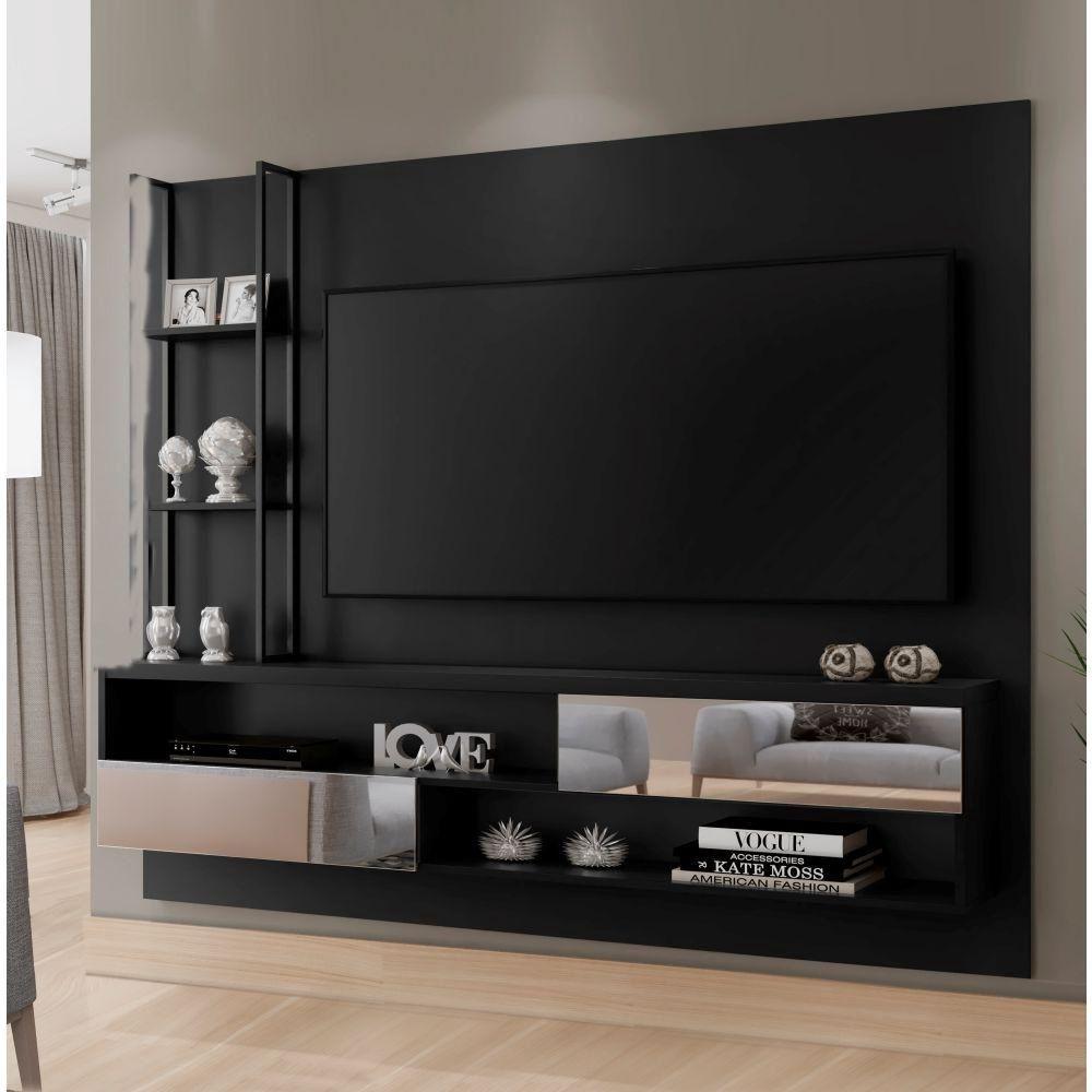 Painel Infinity Plus Para Tv Até 65 Polegadas Com Metalon Mavaular Preto - Carrefour