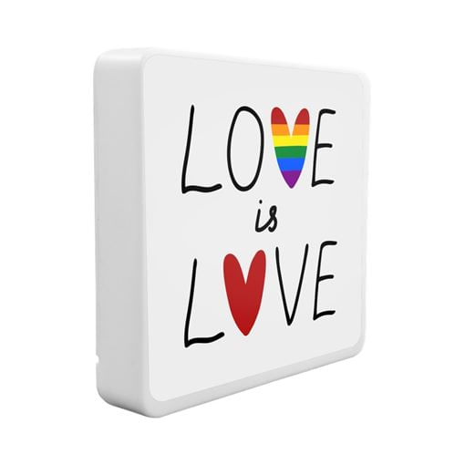 Luminária Slim Love Is Love Usb Polietileno - Carrefour