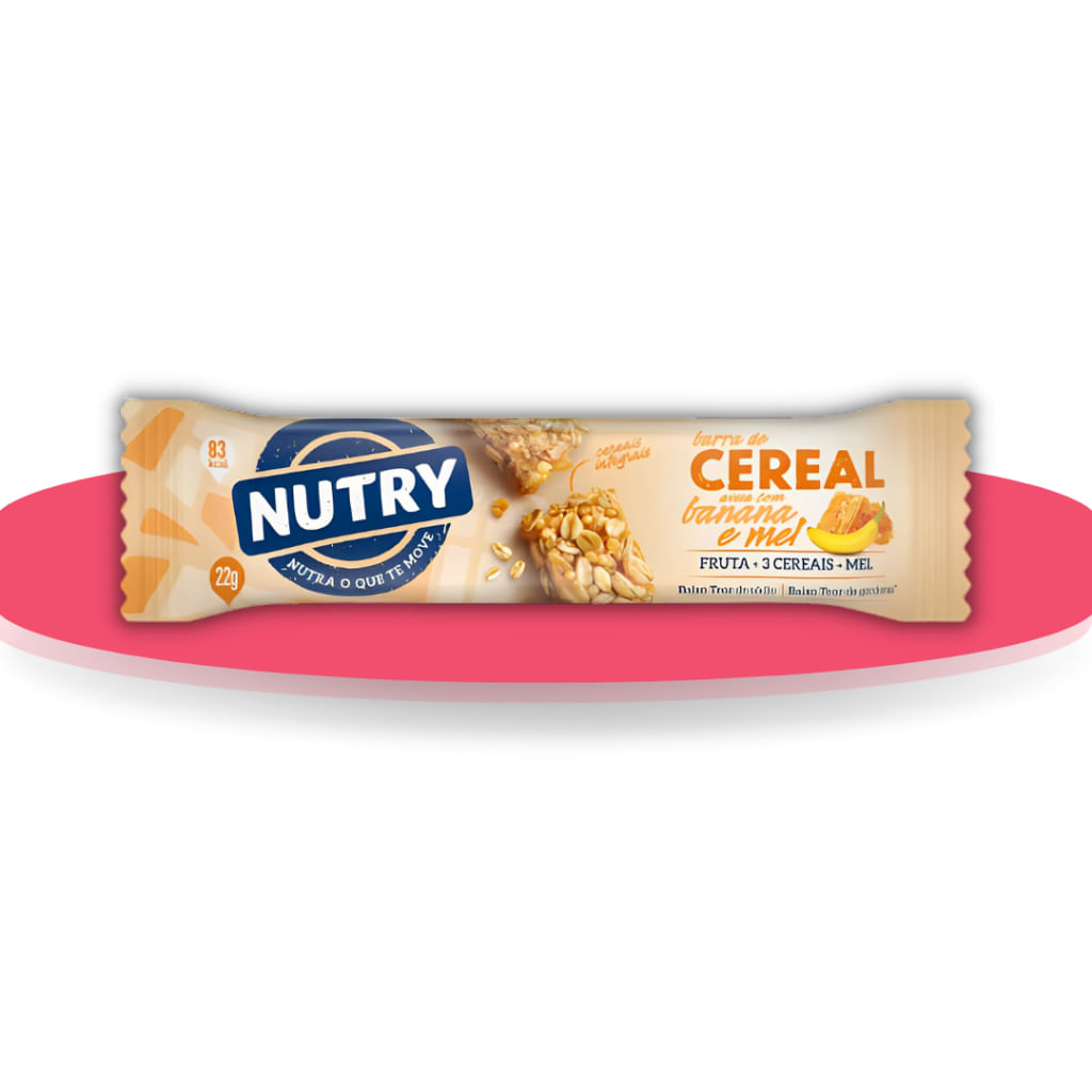 Barra De Cereal Nutry Aveia Com Banana E Mel - 1 Dp Com 24 Unidades De 22g - Carrefour
