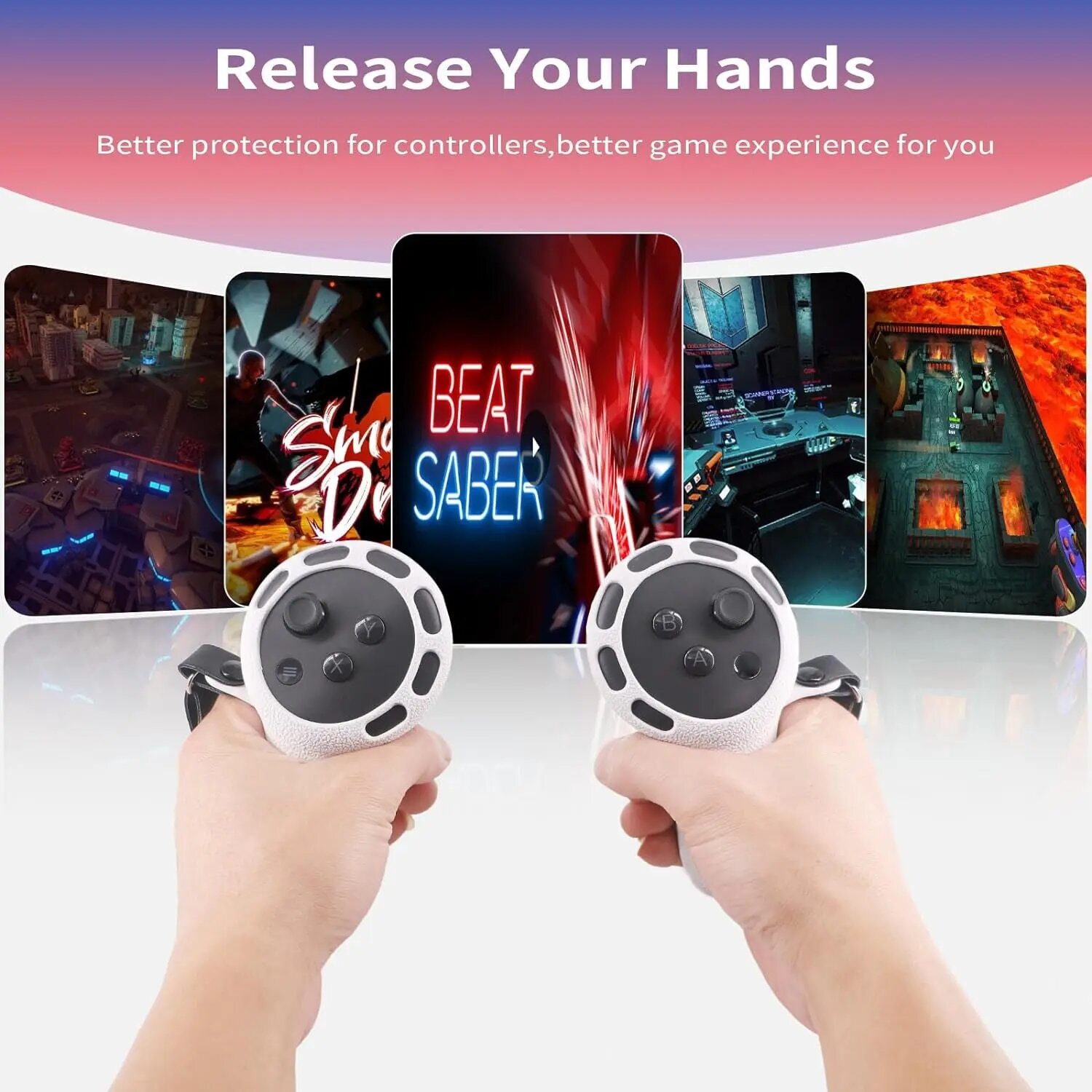 Oculus Quest 3 Controller Cover Black Q3 Grip Hand Strap - Carrefour