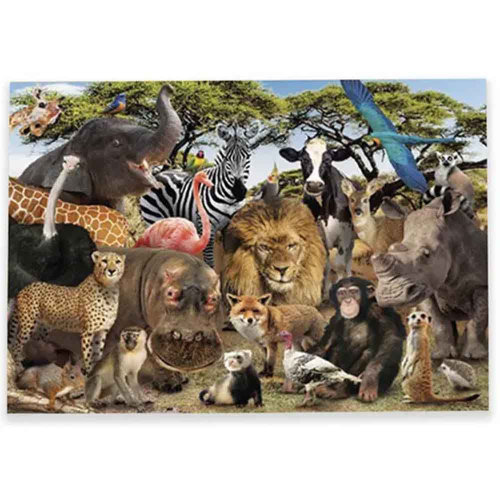 Quebra Cabeca 1000 Pecas Turma Da Floresta Pais E Filhos - Carrefour