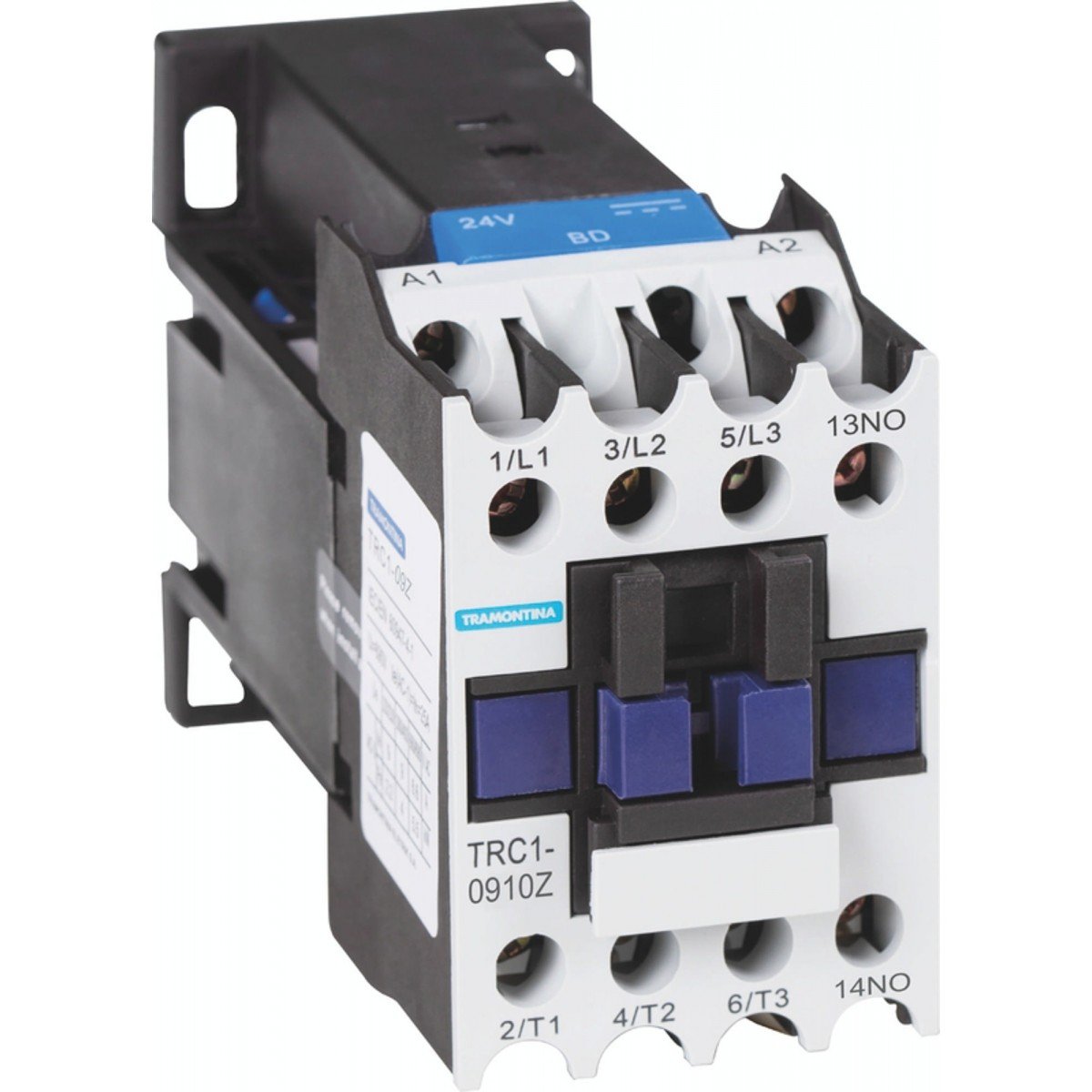 Contator Tripolar Trc1-0901z 9a 24vcc 1na Tramontina - Carrefour