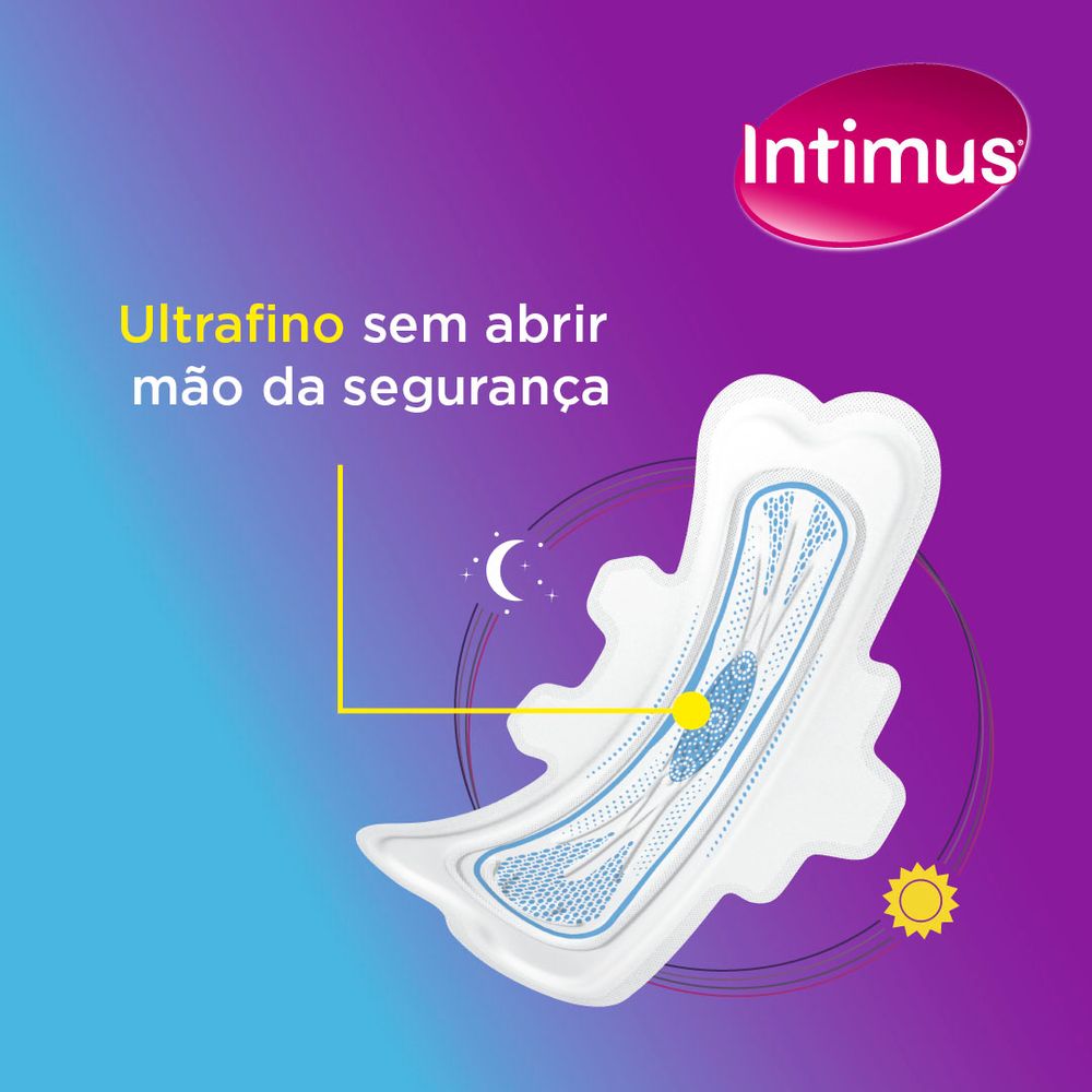 Absorvente Intimus Dia & Noite Suave Com Abas 28 Unidades - Carrefour