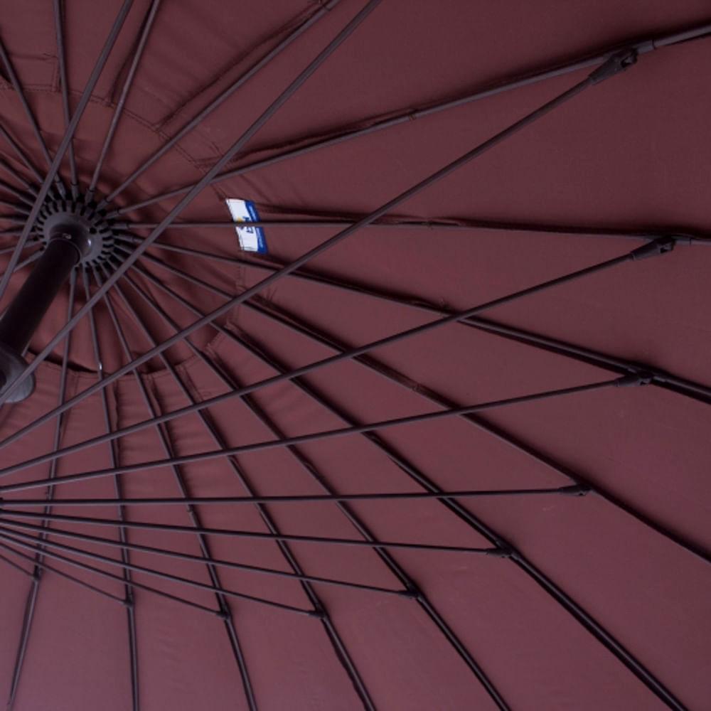 Ombrellone Suspenso Yumiko Marrom Regulável 3 Mts - 69507 - Carrefour