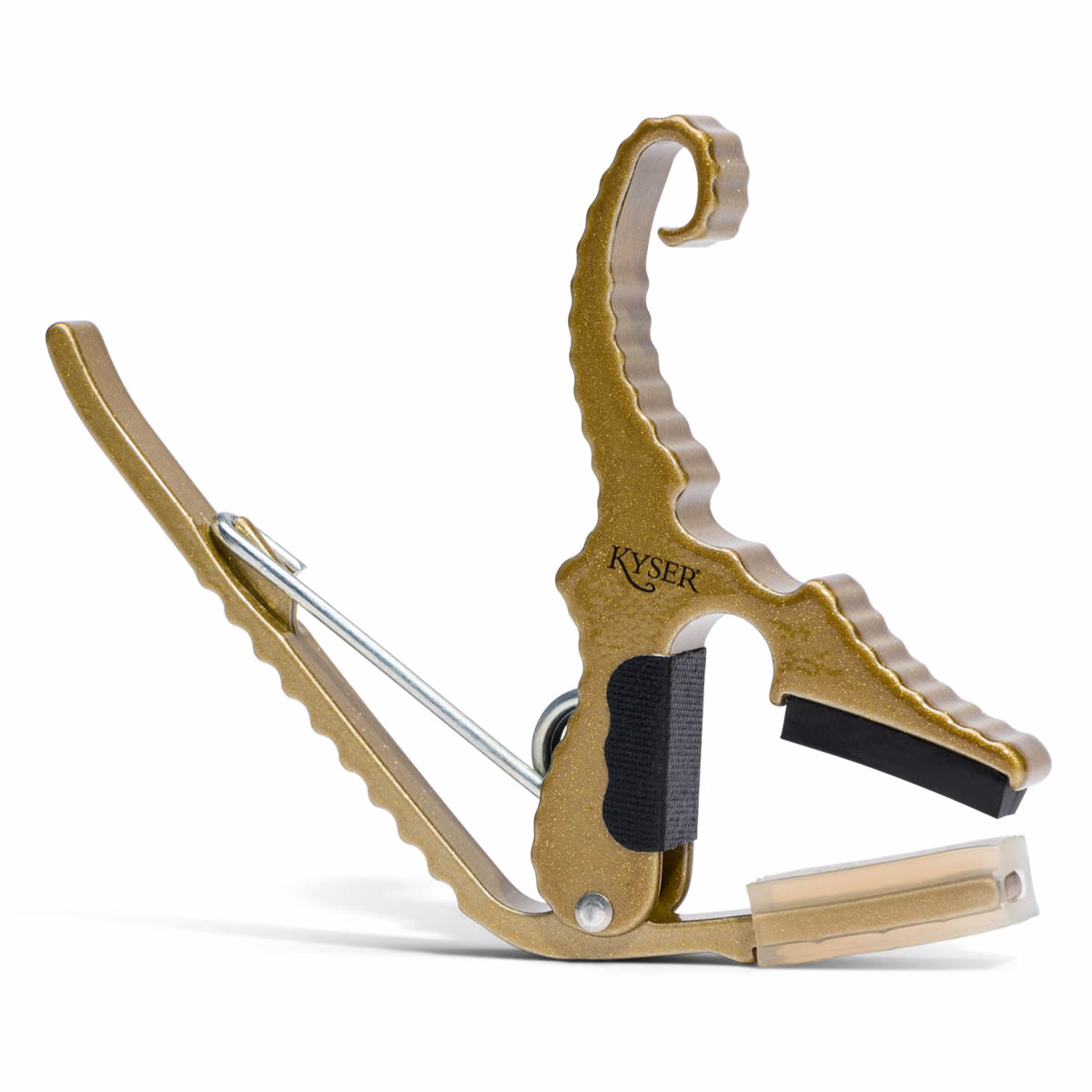 Capotraste Para Violão De Aço Kyser Kg3ga Short-cut Gold - Carrefour