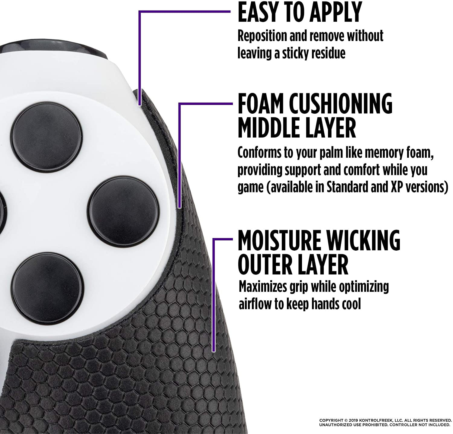 Kontrolfreek Performance Grips Para Playstation 4 Controller ps4