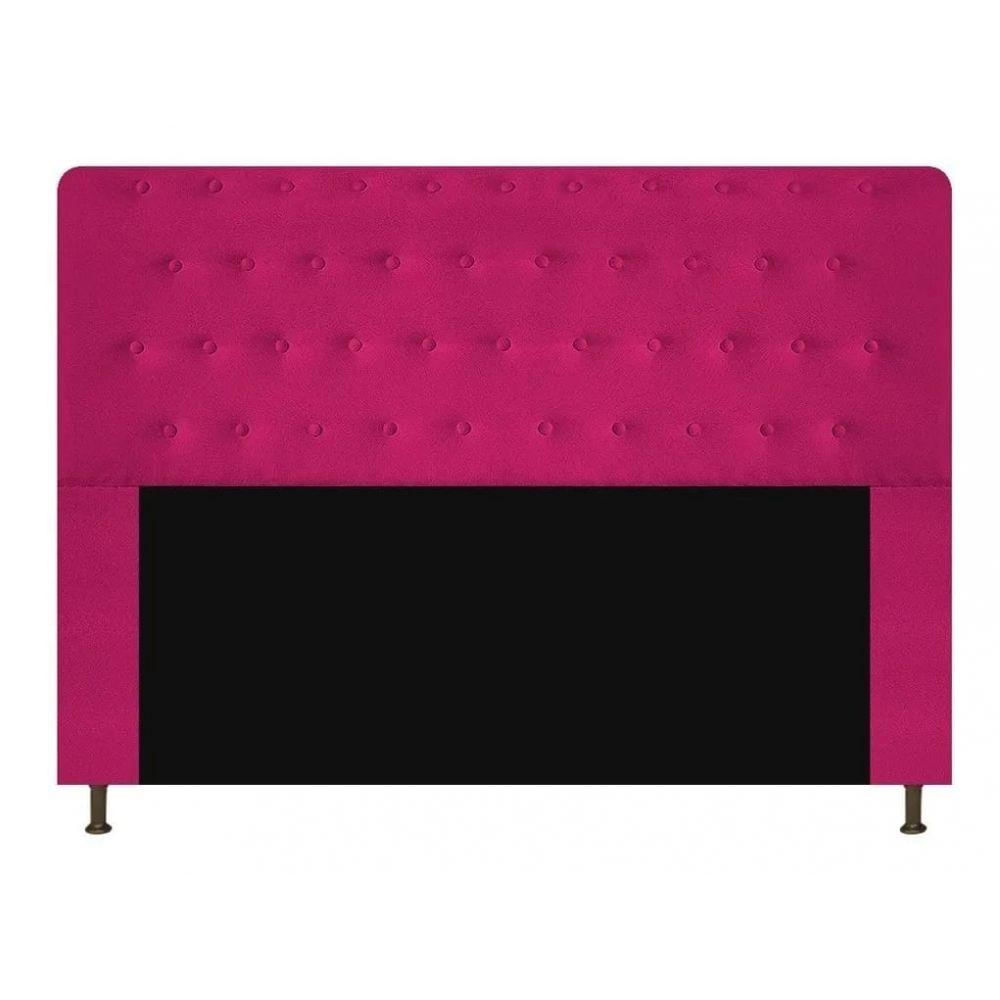 Cabeceira Casal Brenda 140cm Courino Pink - Carrefour