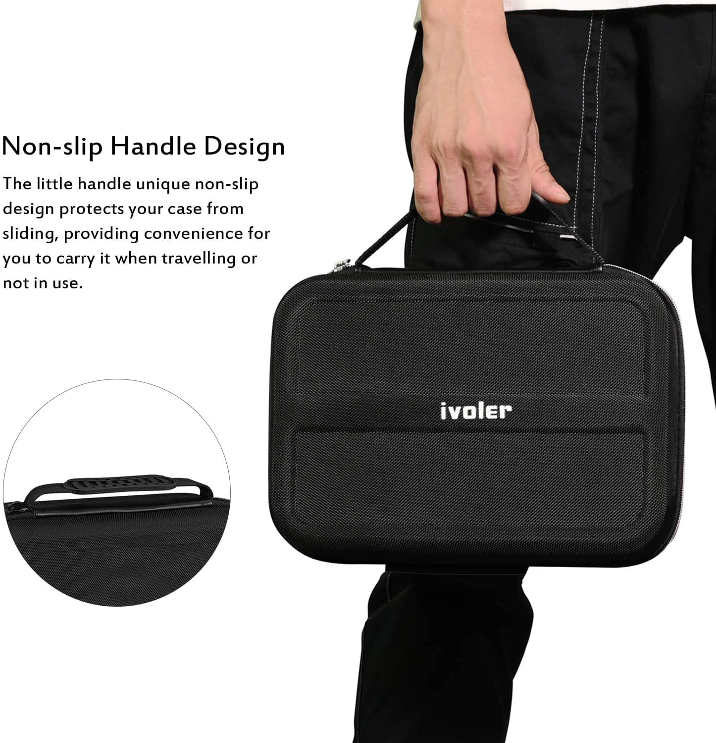 Ivoler Carregando Caixa De Armazenamento Para Nintendo Switch Viagem Portatil Tudo Protetor Hard Messenger Bag Soft Lining 18 Jogos Para Switch Cons Carrefour