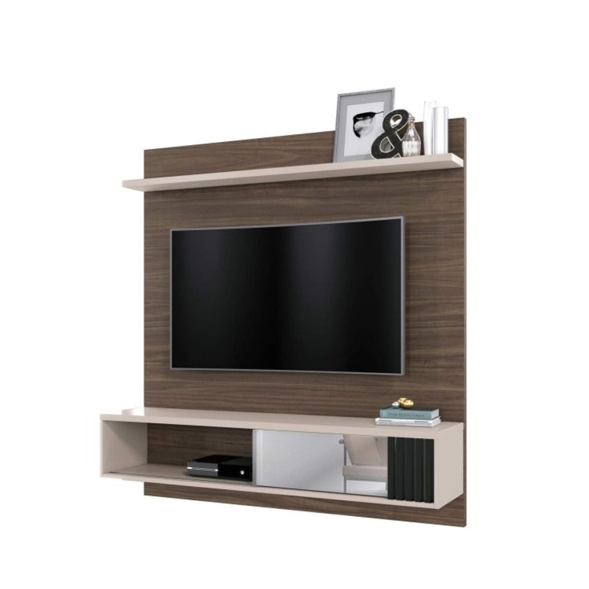 Painel Home para TV até 55 Polegadas Porta Deslizante e Espelho Ilhéus ...
