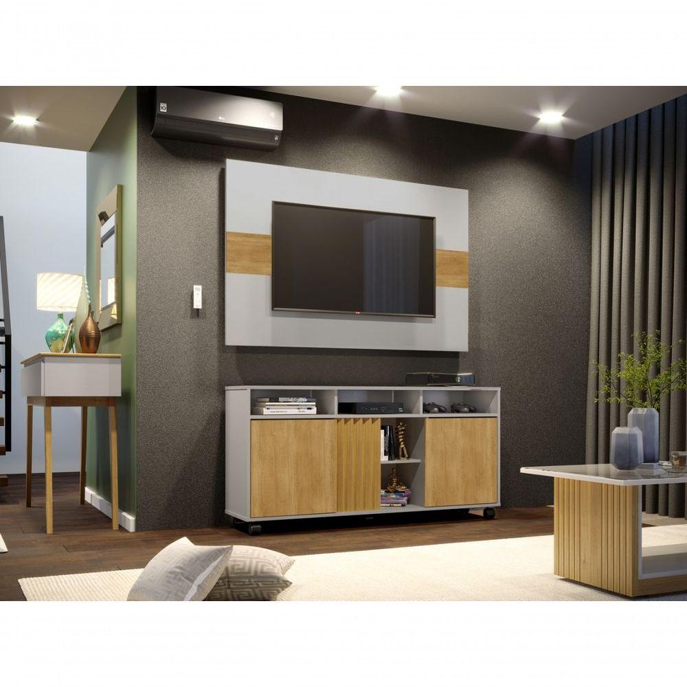 Rack Com Painel Para Tvs Ate 50 Polegadas Viena Valdemoveis - Carrefour