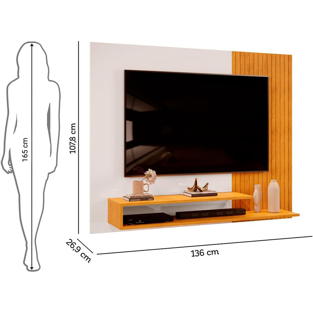 Painel Nando Para Tv 50 Polegadas Dj Móveis - Carrefour