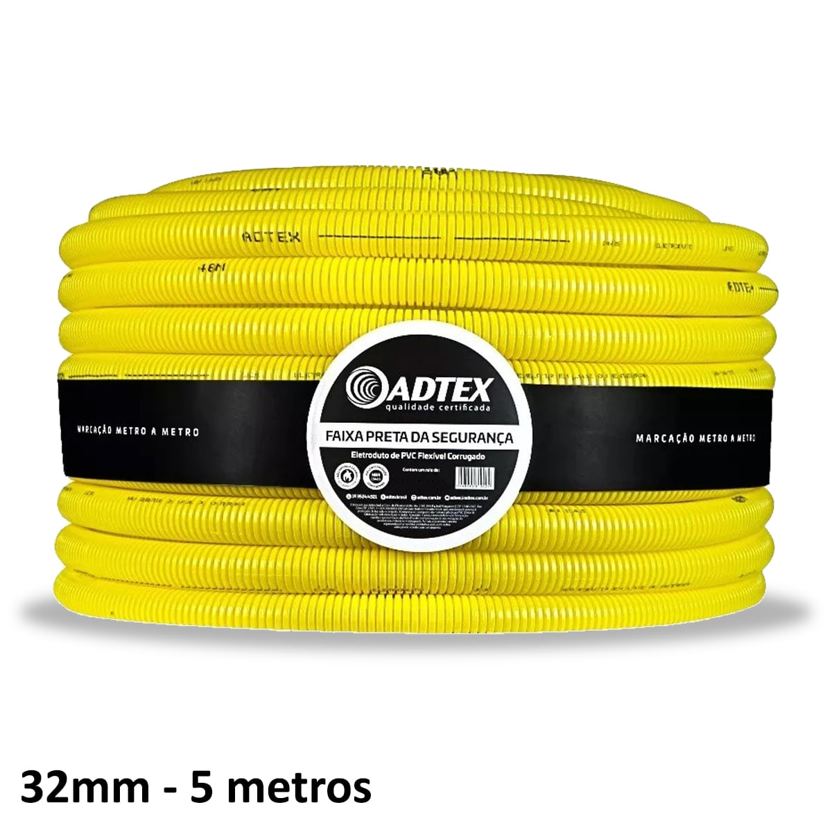 Conduite Adtex 32mm 1 Pol Antichama 5m Corrugado Eletroduto - Carrefour