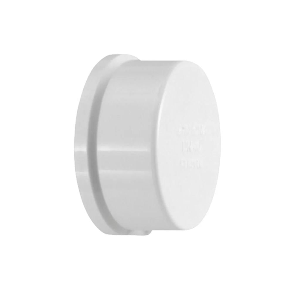 Kit 4 Cap Para Esgoto Branco 40mm - Krona - Carrefour