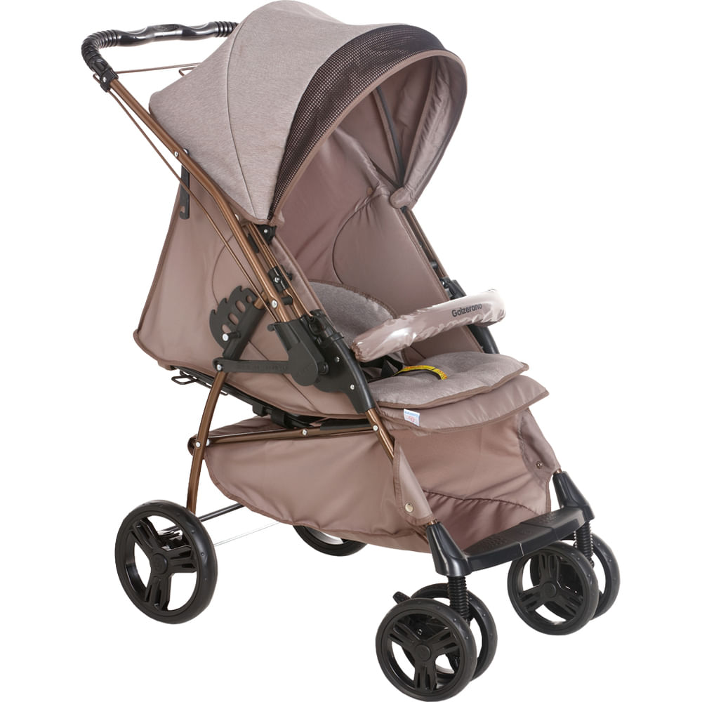 Carrinho De Bebê Galzerano Maranello Ii - Chocolate Galzerano Marrom ...