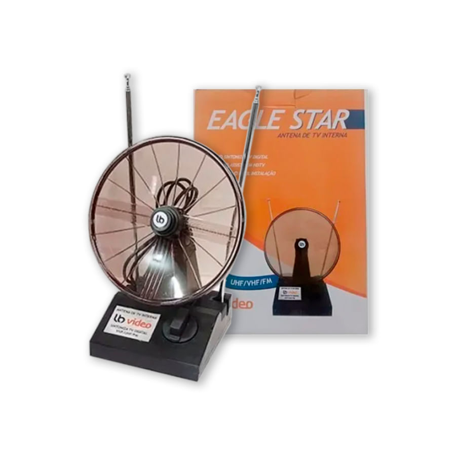 Antena Vhf/uhf/fm Interna Eagle Star 75 Ohms Lb Sat - Carrefour